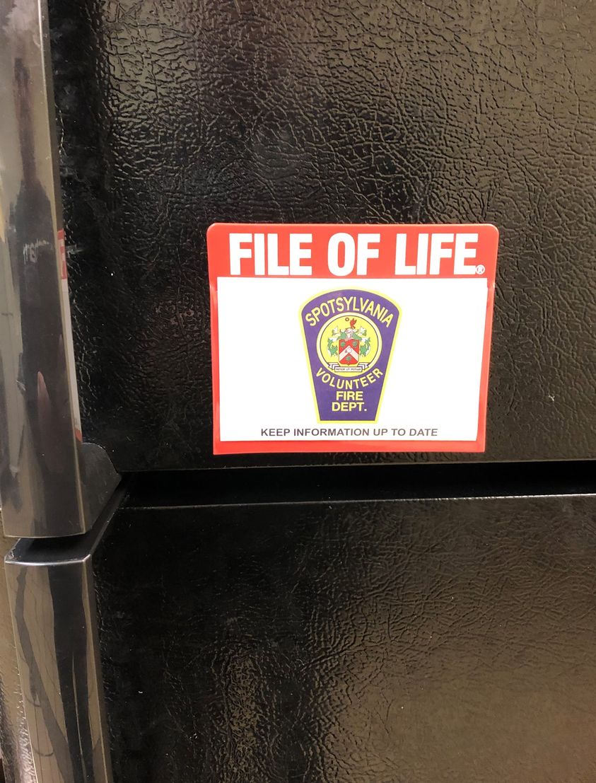Spotsy Volunteer Fire Department providing File of Life cards ...