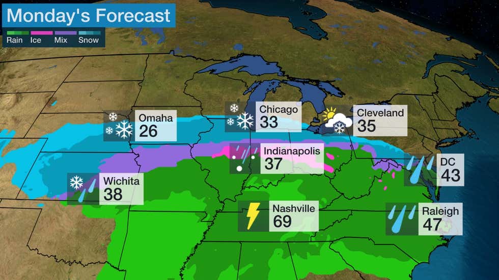 The Weather Channel says rain early week - Fredericksburg Free Press