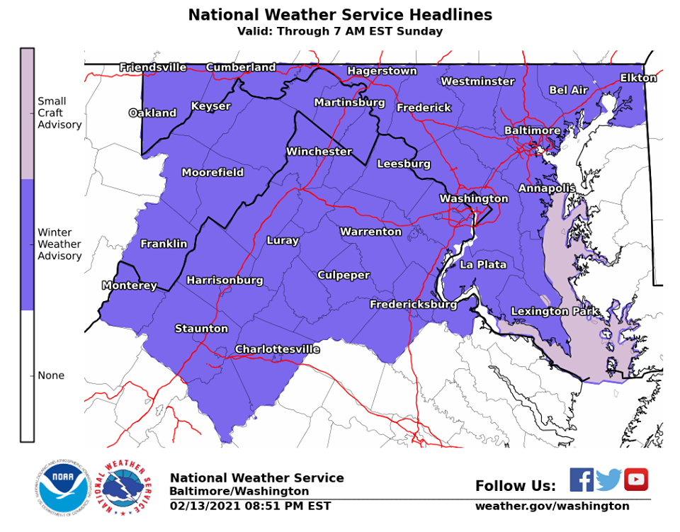 Ice Warning lifted in region - Fredericksburg Free Press