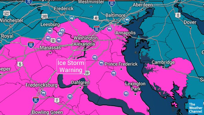 Ice storm expands to include DC - Fredericksburg Free Press